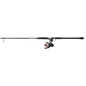 PENN Passion II Spinning Reel and Fishing Rod Combo, Black/Rose Gold, 2000 Size Reel - 6'6" - Medium Light - 2pc