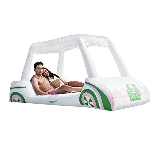 FUNBOY Giant Inflatable Luxury Golf Cart Pool Float, Perfect for a Summer Pool Party