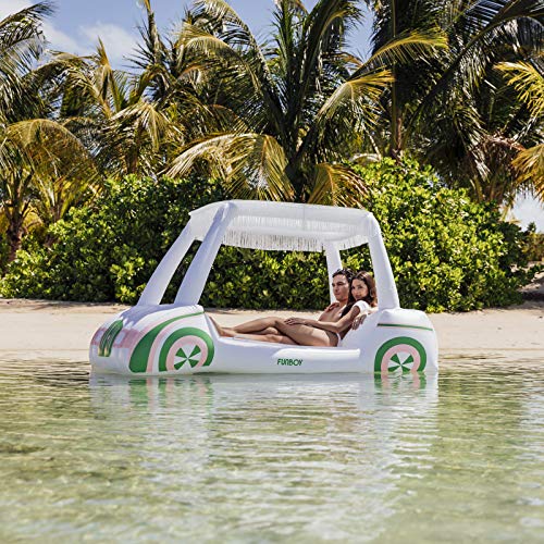 FUNBOY Giant Inflatable Luxury Golf Cart Pool Float, Perfect for a Summer Pool Party