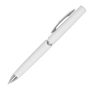 Office Depot® Brand Cassini Side-Click Gel Pens, Medium Point, 0.7 mm, White Barrel, Black Ink, Pack Of 4 Pens