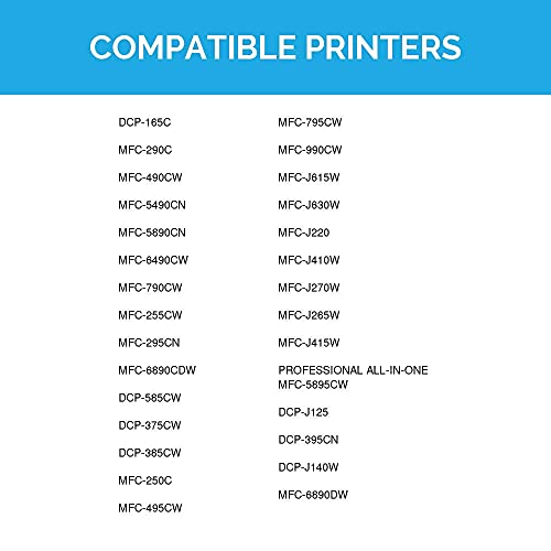 LD Compatible Ink Cartridge Replacement for Brother LC61Y (Yellow)