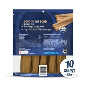 Purina Busy Bone Made in USA Facilities, Long Lasting Small/Medium Breed Adult Dog Chews, Peanut Butter Flavor - 10 ct. Pouch