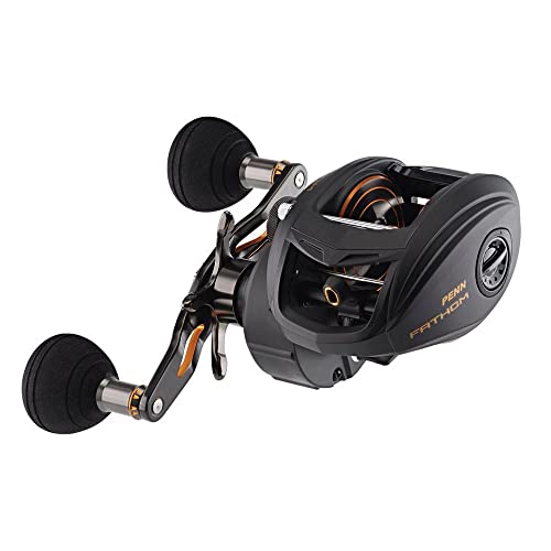 Penn Fathom Low Profile Reel Black Gold 13.9 oz