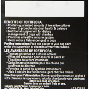 Purina Fortiflora Canine Nutritional Supplement Box, 30 Count (Pack of 3)