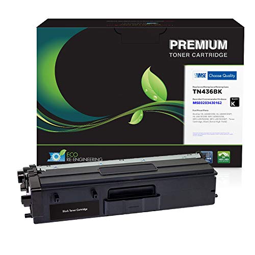 MSE Brand Remanufactured Toner Cartridge Replacement for Brother TN436BK | Extra High Yield