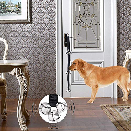 LVYOUIF Dog Doorbells Puppy Bells for Dog Training and Housebreaking Your Doggy Premium Quality - 7 Extra Large Loud 1.4 DoorBells Adjustable Length