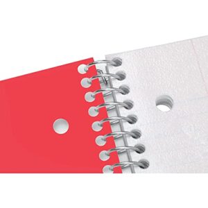 Office Depot® Brand Stellar Poly Notebook, 8" x 10 1/2", 1 Subject, Wide Ruled, 200 Pages (100 Sheets), Red