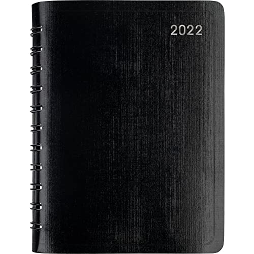 Office Depot® Brand Weekly/Monthly Planner, 4" x 6", Black, January To December 2022, OD711500