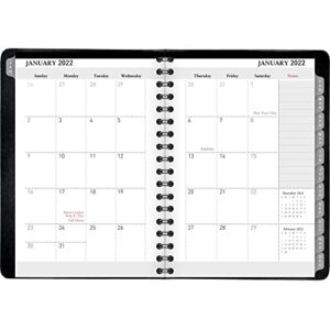 Office Depot® Brand Weekly/Monthly Planner, 4" x 6", Black, January To December 2022, OD711500