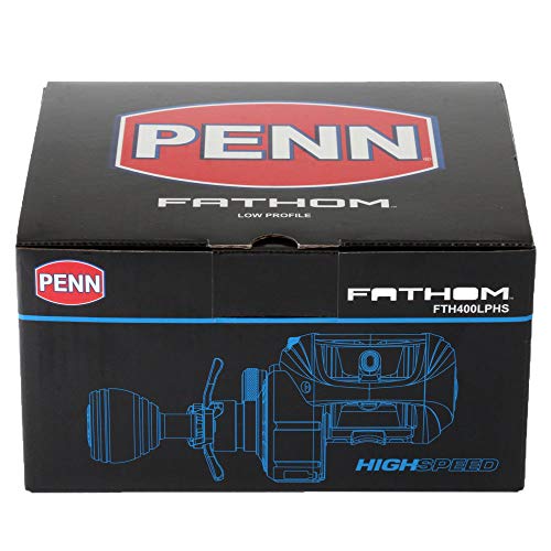 Penn Fathom Low Profile Reel Black Gold 13.9 oz