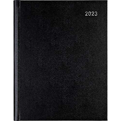 Office Depot® Brand Weekly Appointment Book, 8" x 11", Black, January To December 2023, OD711000