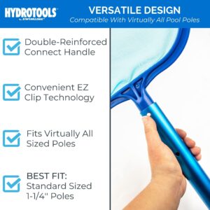 HYDROTOOLS By SWIMLINE 8005 Introductory Residential Leaf Skimmer Net Head Cleaner | For Swimming Pool Spa Fountain Pond Hot Tub | Leaves Bugs Debris Fine Cleaning Maintenance | Heavy Duty Extra Large