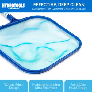 HYDROTOOLS By SWIMLINE 8005 Introductory Residential Leaf Skimmer Net Head Cleaner | For Swimming Pool Spa Fountain Pond Hot Tub | Leaves Bugs Debris Fine Cleaning Maintenance | Heavy Duty Extra Large