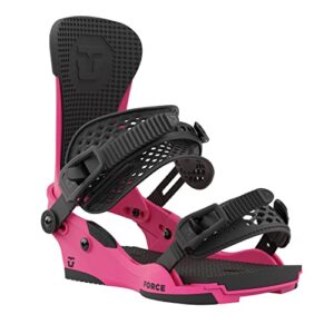 Union Force Team Snowboard Bindings Mens Sz L (10.5+) Hot Pink