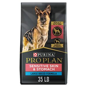 purina pro plan sensitive stomach and stomach large breed dog food, salmon formula – 35 lb. bag