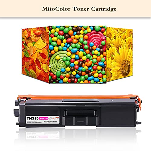 1-Pack Magenta Compatible Toner Cartridge Replacement for Brother TN315M TN-315 Toner Cartridge to use with HL-4150CDN HL-4140CW HL-4570CDW HL-4570CDWT MFC-9640CDN MFC-9650CDW MFC-9970CDW Printer