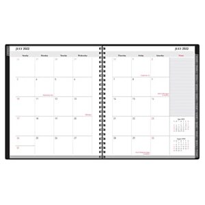 Office Depot® Brand 18-Month Academic Planner, 9" x 11", 30% Recycled, Black, July 2022 to December 2023