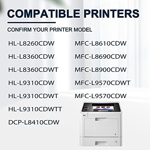 Van Enterprises 1 Pack Yellow TN431 TN431Y TN-431Y Compatible Toner Cartridge Replacement for Brother HL-L8260CDW L8360CDWT L9310CDWT MFC-L8610CDW L8690CDW L8900CDW Printer Ink Cartridge