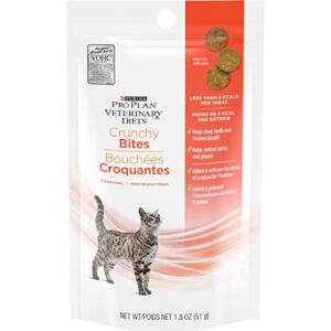 purina pro plan veterinary diets crunchy bites cat treats – 1.8 oz. pouch