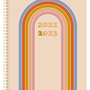 Office Depot Fashion Weekly/Monthly Academic Planner, 8-1/2 x 11, Rainbow, July 2022 to June 2023, ODD-0615