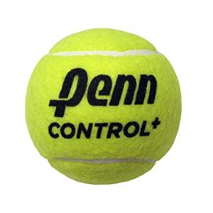 Penn Control Plus Tennis Balls - Youth Felt Green Dot Tennis Balls for Beginners - 12 Ball Polybag