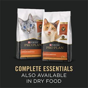 Purina Pro Plan Gravy, High Protein Wet Cat Food Variety Pack, Complete Essentials Chicken and Turkey Favorites - (2 Packs of 12) 3 oz. Cans