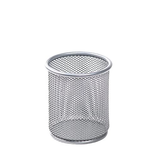 Office Depot® Brand Mesh Pencil Cup, Silver