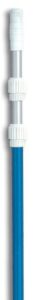 swimline 3-piece anodized outside cam mailer telescopic pole, blue