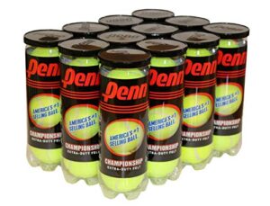 penn championship extra duty tennis balls (pack of 12 cans) (36 balls)