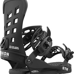 Union STR Snowboard Bindings Black Sz S (6-7.5)