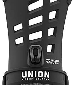 Union STR Snowboard Bindings Black Sz S (6-7.5)