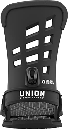 Union STR Snowboard Bindings Black Sz S (6-7.5)