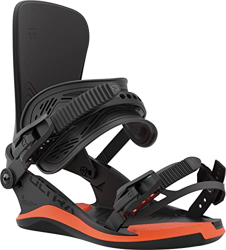 Union Ultra Mens Snowboard Bindings Black/Orange Sz L (10.5+)