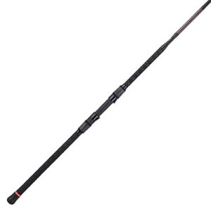 penn fishing prevail ii surf spinning fishing rod – presfii1530s11, black, red, 11′ – medium heavy – 2pcs