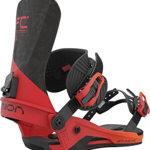 Union Atlas FC Mens Snowboard Bindings Lava Orange Sz L (10.5+)