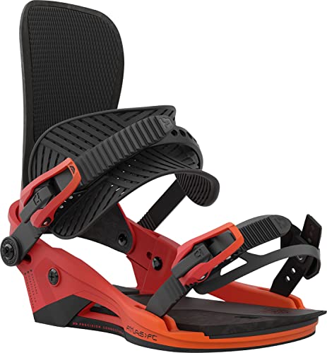 Union Atlas FC Mens Snowboard Bindings Lava Orange Sz L (10.5+)