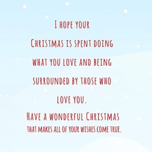 Christmas Card Brother In Law | Made in America | Eco-Friendly | Thick Card Stock with Premium Envelope 5in x 7.75in | Packaged in Protective Mailer | Prime Greetings