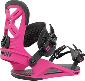 union cadet snowboard bindings hot pink sz m (6-7.5)