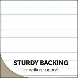 Office Depot Glue-Top Writing Pads, 8 1/2in. x 11in., Legal Ruled, 50 Sheets, White, Pack Of 12 Pads, 99409