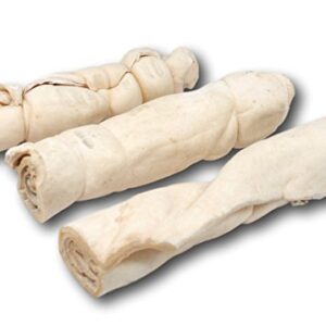 Top Dog Chews Beef Cheek Retriever Rolls 9"-11" Thick (3pack) This Product is not from China