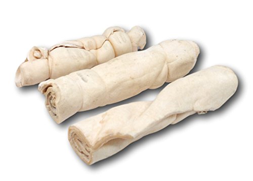 Top Dog Chews Beef Cheek Retriever Rolls 9"-11" Thick (3pack) This Product is not from China