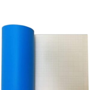 frisco craft blue stencil vinyl masking film, 12” x 60ft long stencil film self-adhesive vinyl roll for cnc machine, cricut, silhouette, cameo, craft cutters