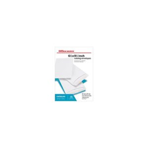 office depot® – envelope – catalog envelopes 6.5 x 9″ 5, white – 6-1/2″ x 9-1/2″ – white – bx of 100