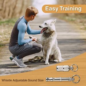 HANIML Dog Door Bell for Training Dogs to Go Out and Potty - Adjustable Length Hanging Brass Pet Door Bell - for Small and Large Dogs to Go Outside