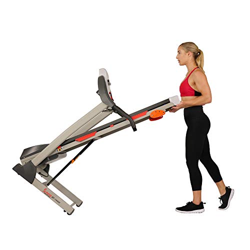 Sunny Health & Fitness Folding Incline Treadmill With Tablet And Device Holder - SF-T4400