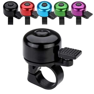 paliston bike bell bicycle bell crisp sound for adults kids boys girls black