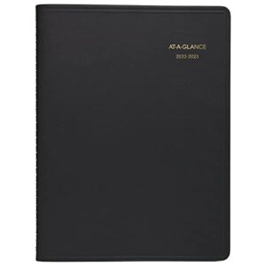 at-a-glance 2022-2023 planner, weekly academic appointment book, 8-1/4″ x 11″, large, black (7095705)