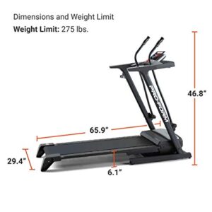 ProForm Crosswalk LT Folding Treadmill