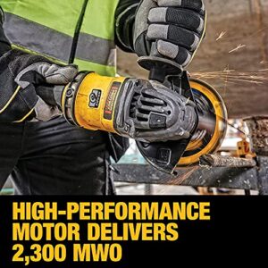 DEWALT FLEXVOLT 60V MAX* Angle Grinder with Kickback Brake Kit, 4-1/2-Inch to 6-Inch (DCG418X2)