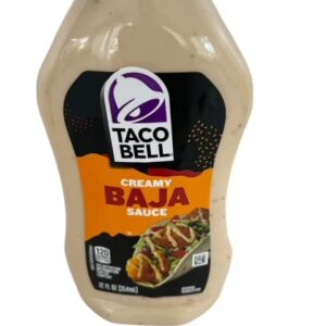 12 Oz Taco Bell Creamy Chipotle Sauce & 12 Oz Taco Bell Creamy Baja Sauce